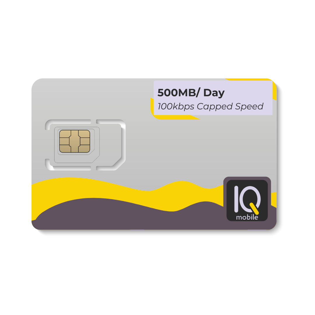 IQ Connect Data Plan - 500MB/day – IQ Mobile UK
