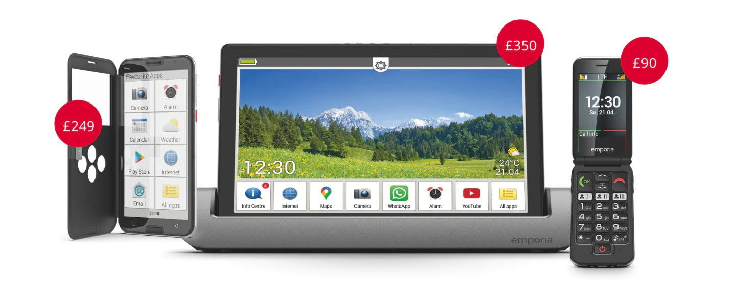 Emporia Smartphones with free IQ Mobile Calls, Texts and Data Service ...